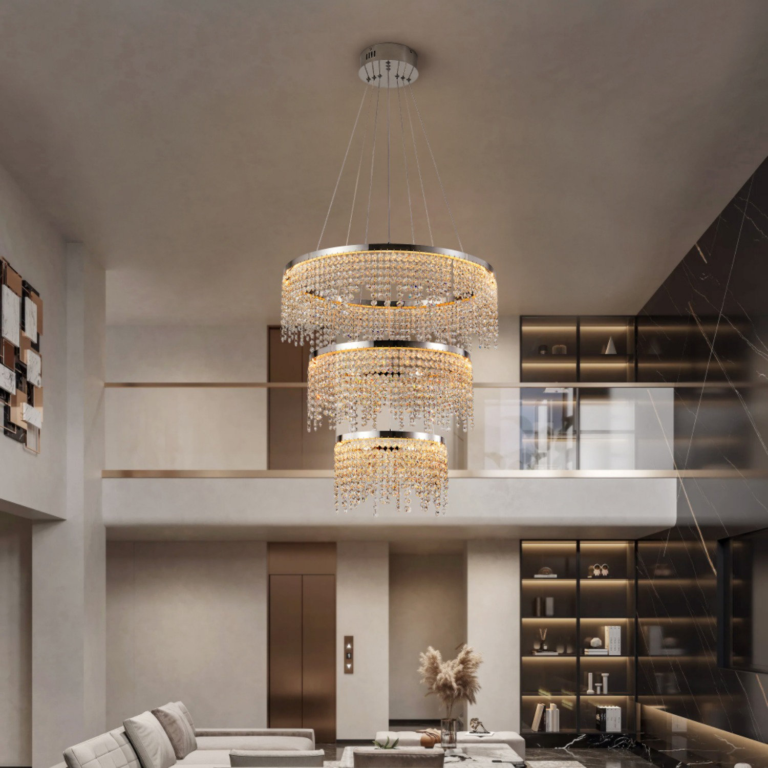 House of Hampton 23.6-inch Fancy Hanging Ceiling Lamps Luxury Modern ...
