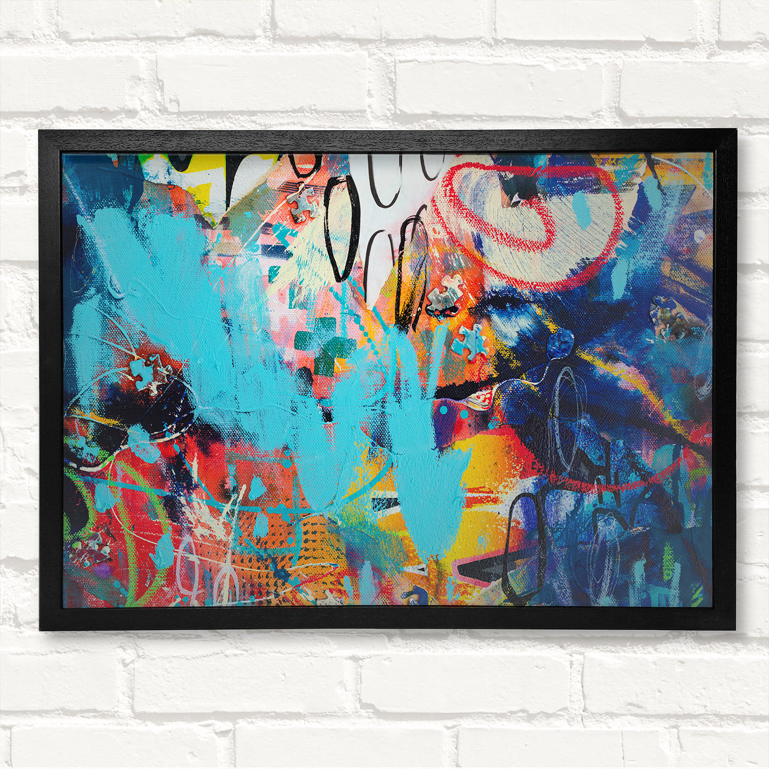 Metro Lane Closed Corner Frame Art Prints on Wood | Wayfair.co.uk