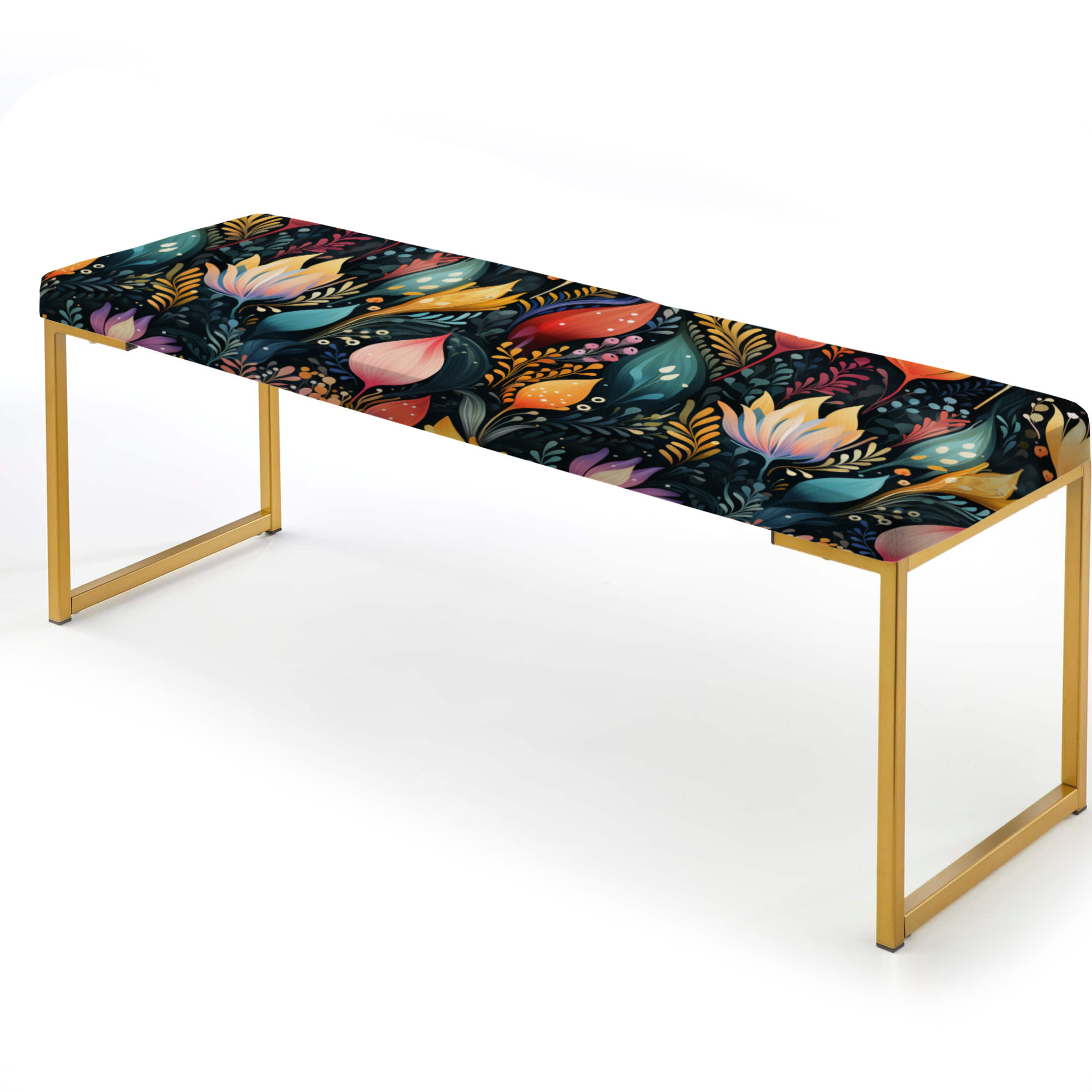 Design Art Abstract Greenery Botanical Pattern - Floral Upholstered ...