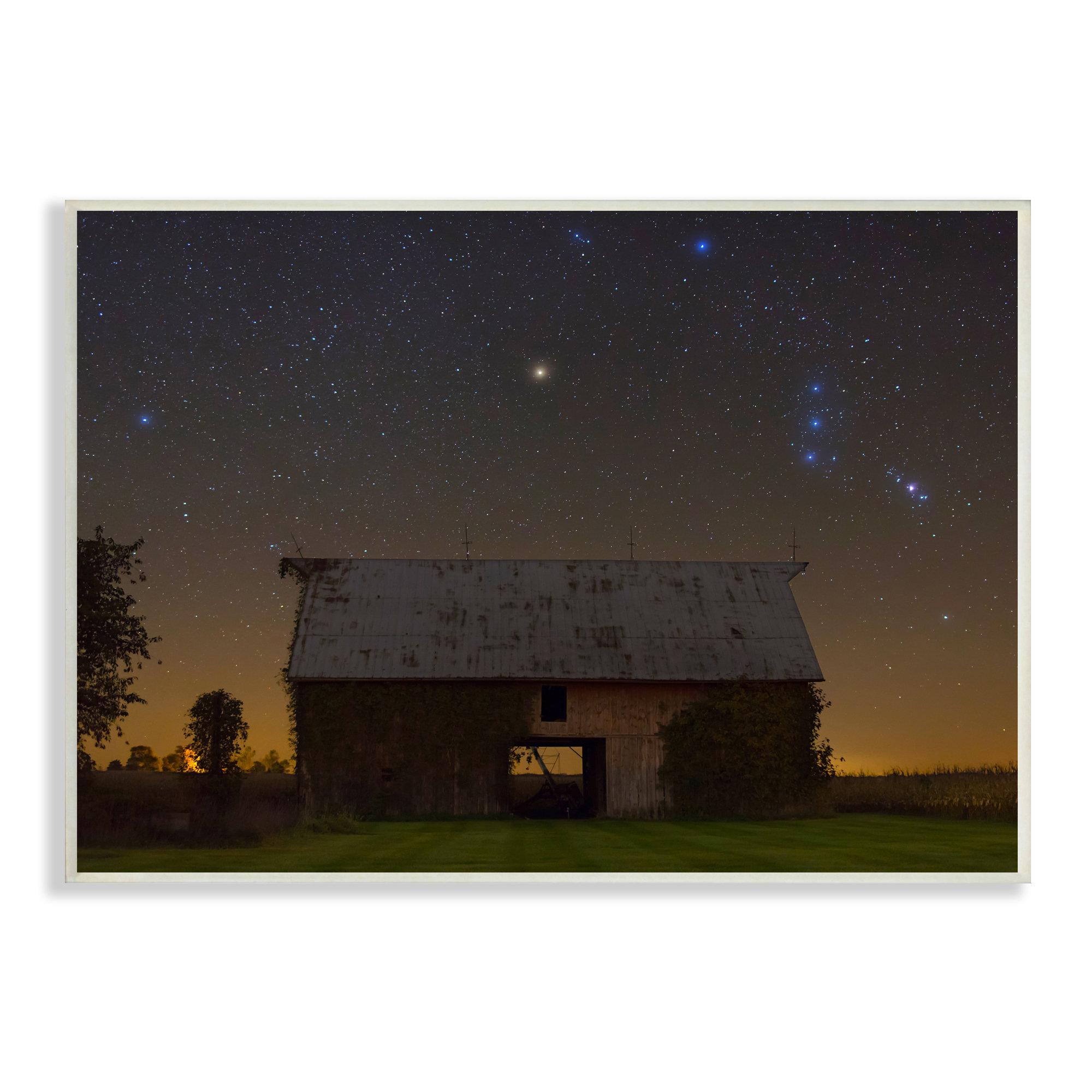 Stupell Industries Luminous Stars Shining Nighttime Constellations ...