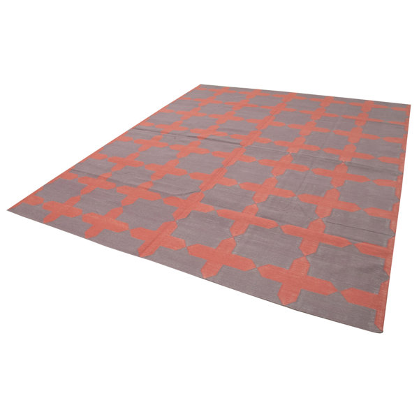 Lofy Cotton Geometric Rug | Wayfair