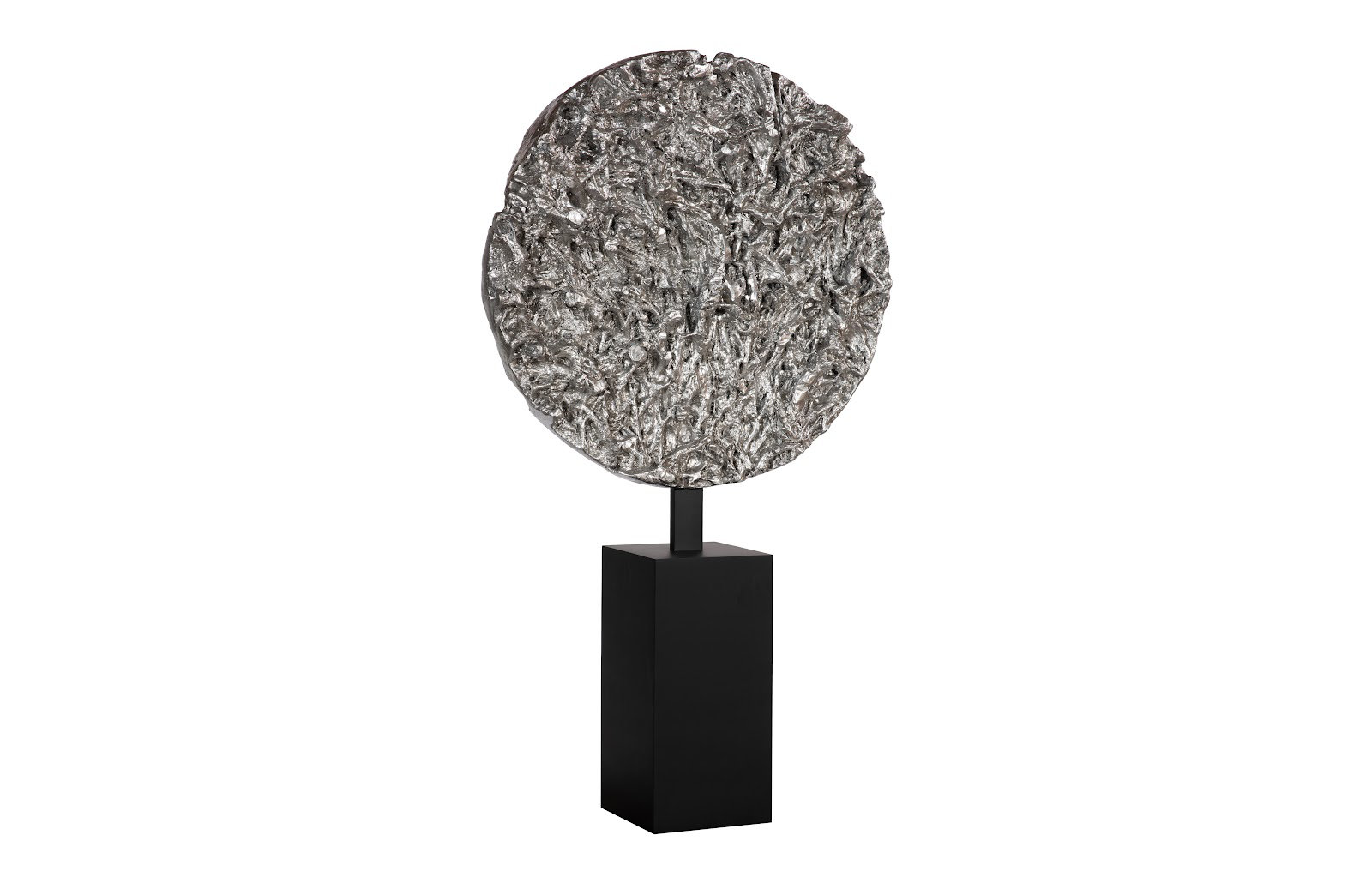 Phillips Collection Cast Colossal Root On Stand Sculpture, Silver Leaf ...