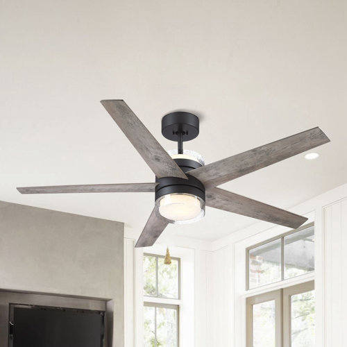 Wayfair | Indoor Large Room Ceiling Fans With Lights You'll Love in 2023
