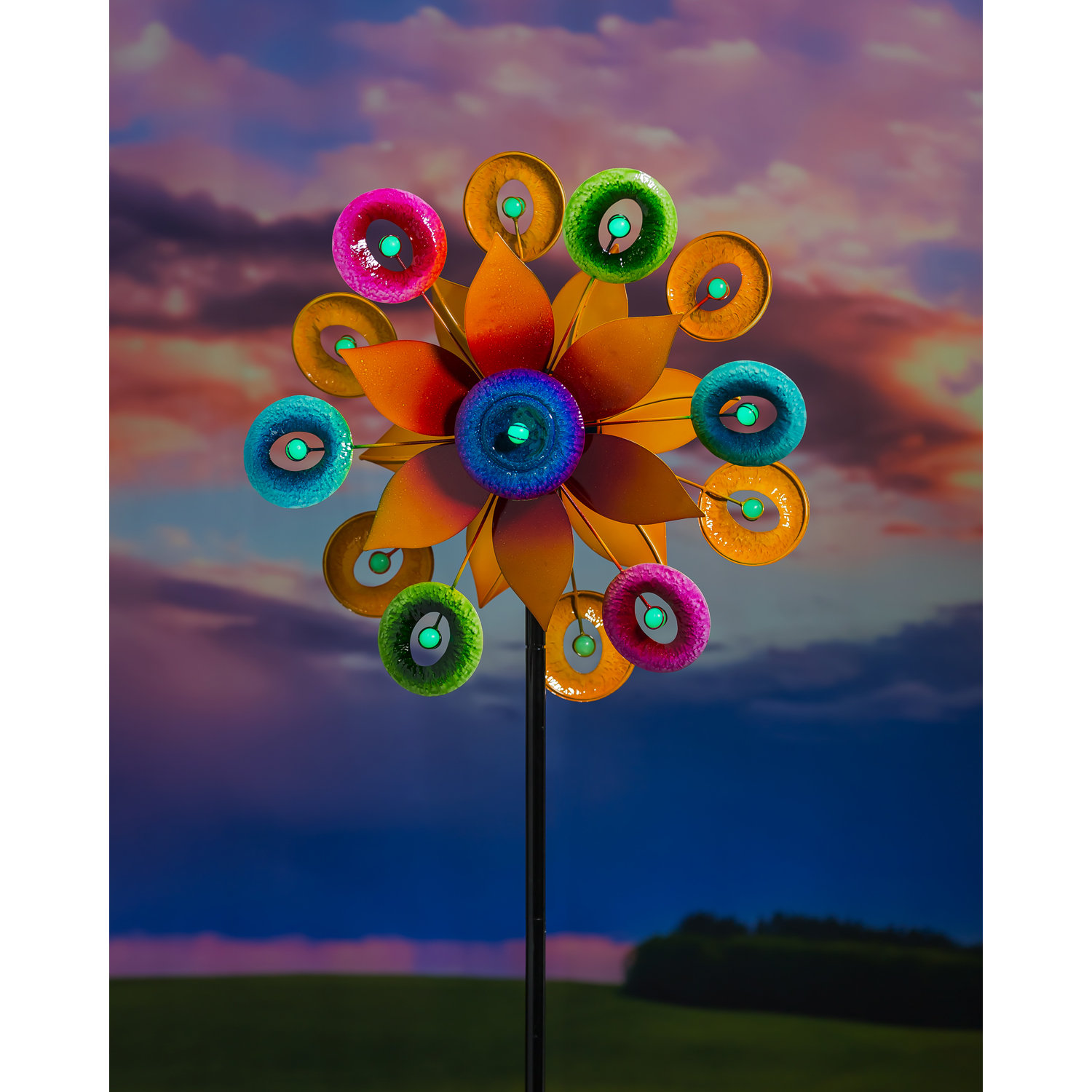Arlmont & Co. Cyerah Rainbow Illusions Rotator | Wayfair