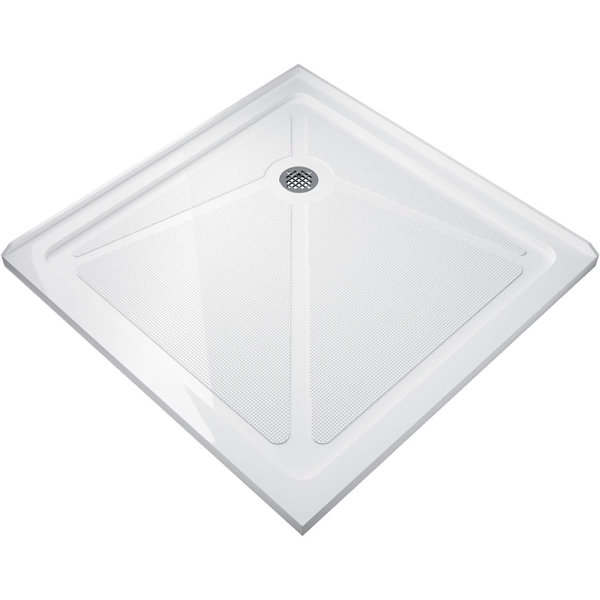 VTI 34" W x 34" D Square Double Threshold Shower Base & Reviews | Wayfair