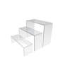 FixtureDisplays 3 Piece Acrylic Plexiglass Clear Riser Set & Reviews ...
