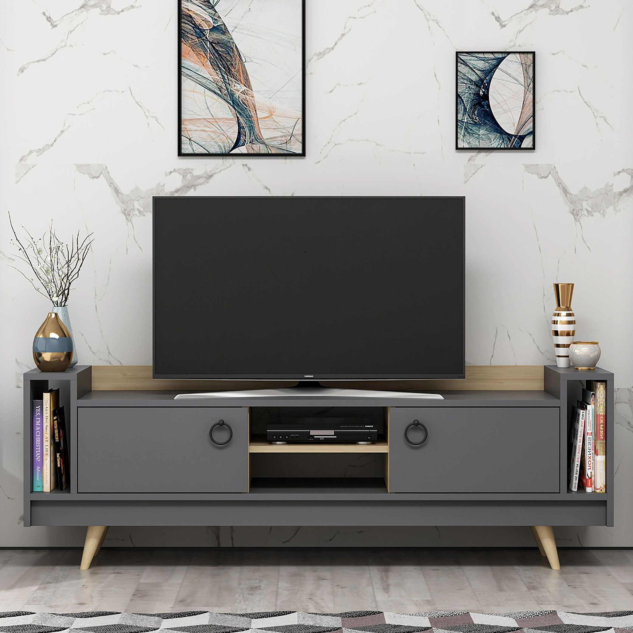 Corrigan Studio Laforge TV Stand for TVs up to 70" & Reviews | Wayfair