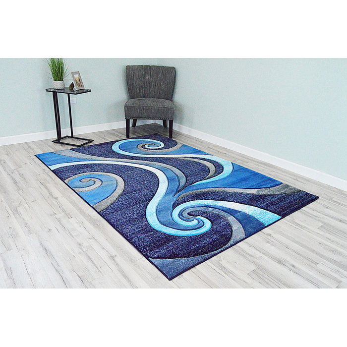 Ivy Bronx Mccampbell Abstract Rug & Reviews | Wayfair
