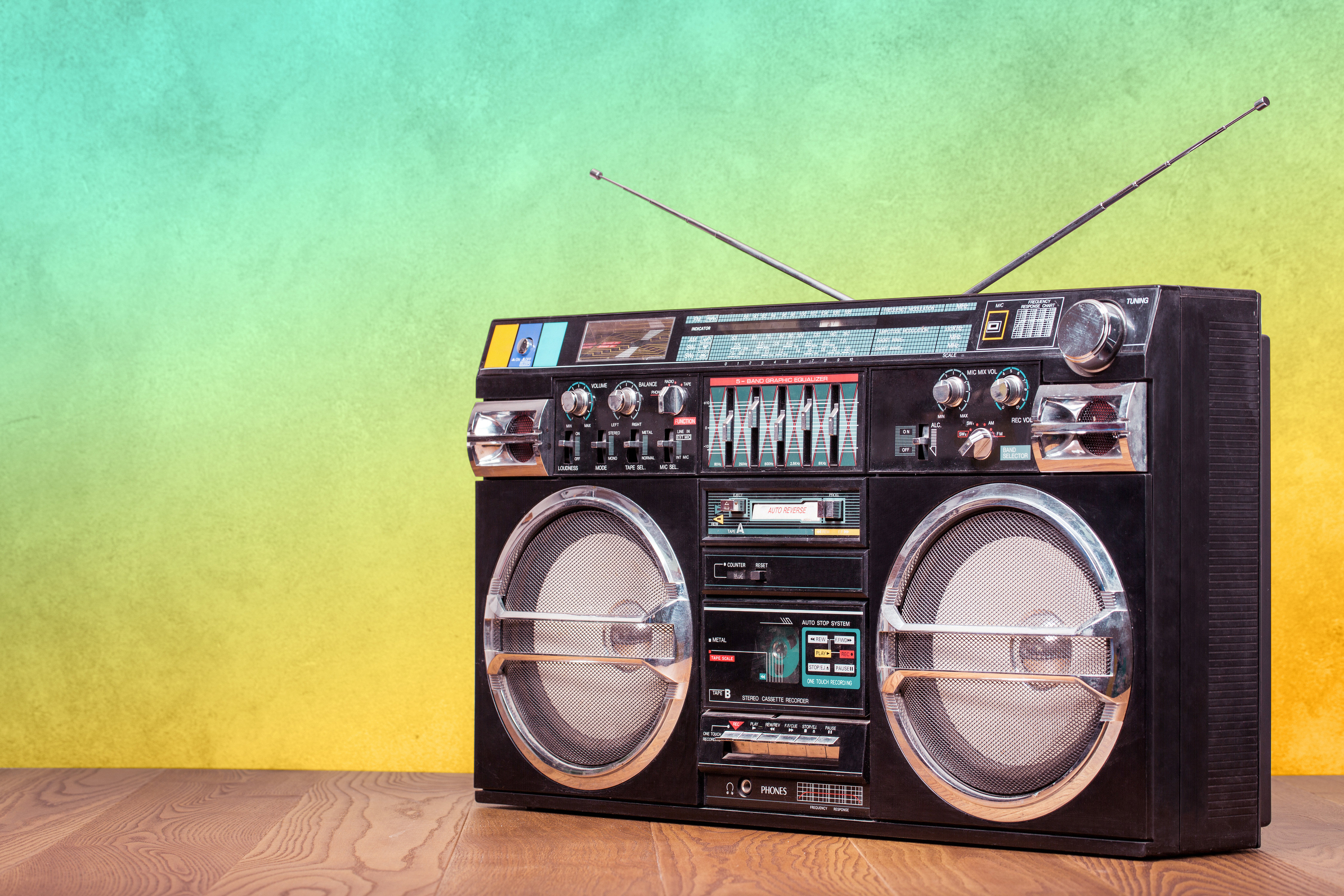 Winston Porter Kevaun Retro Boombox On Canvas by Brat_Pikachu ...