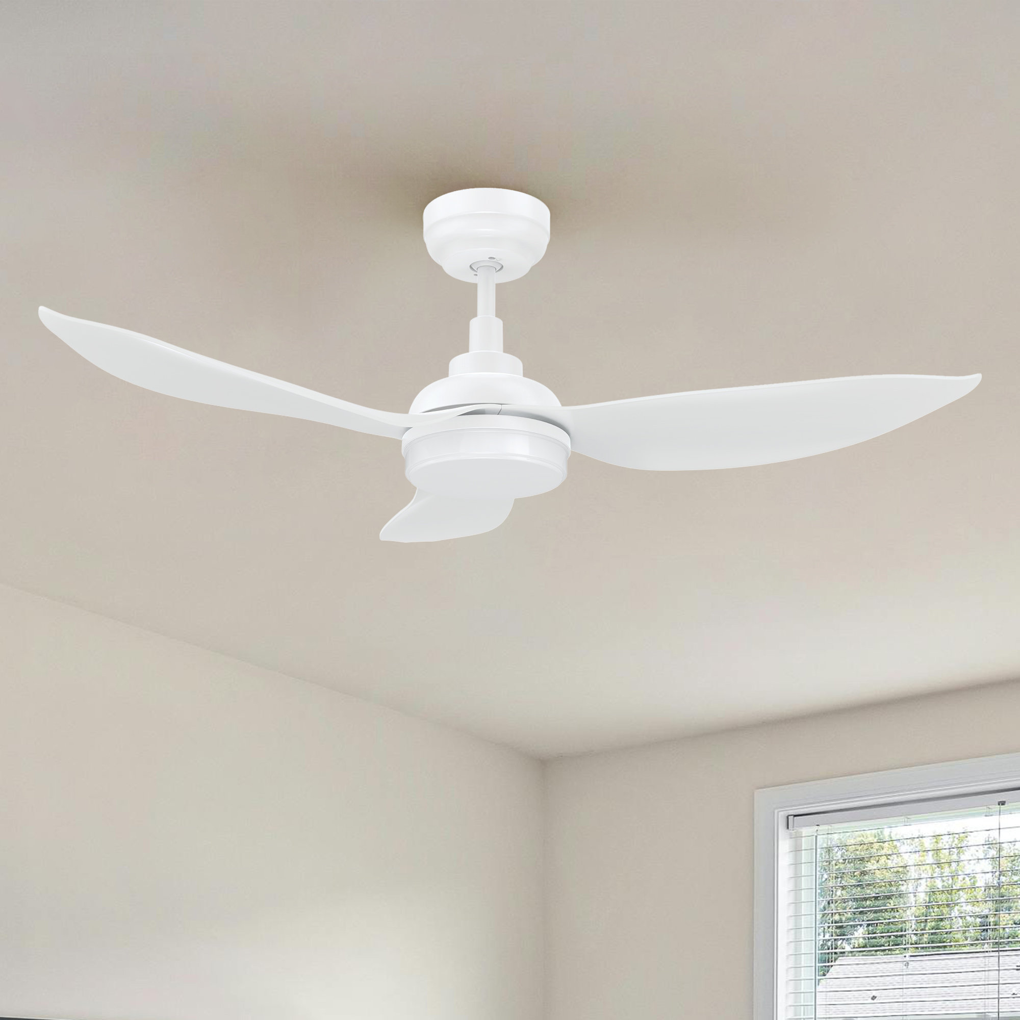 Ivy Bronx Aoise 45" 3 - Blade LED Smart Standard Ceiling Fan with ...