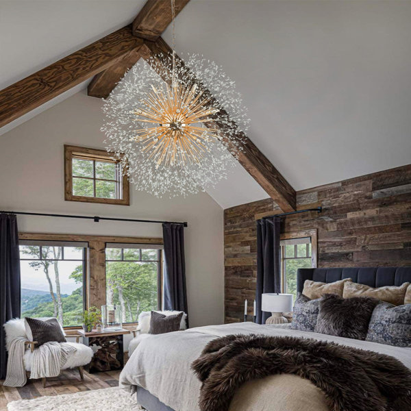 Everly Quinn Aadiv 20 - Light 39.4“ Oversized Grand Sphere Crystal ...