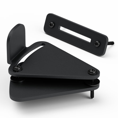 Lazio LAZ Barn Door Lock Hardware Black Steel Sliding Privacy Latch for ...