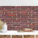 Williston Forge Sorrells Brick Wall 75 x 300Cm PVC Tile in Red ...