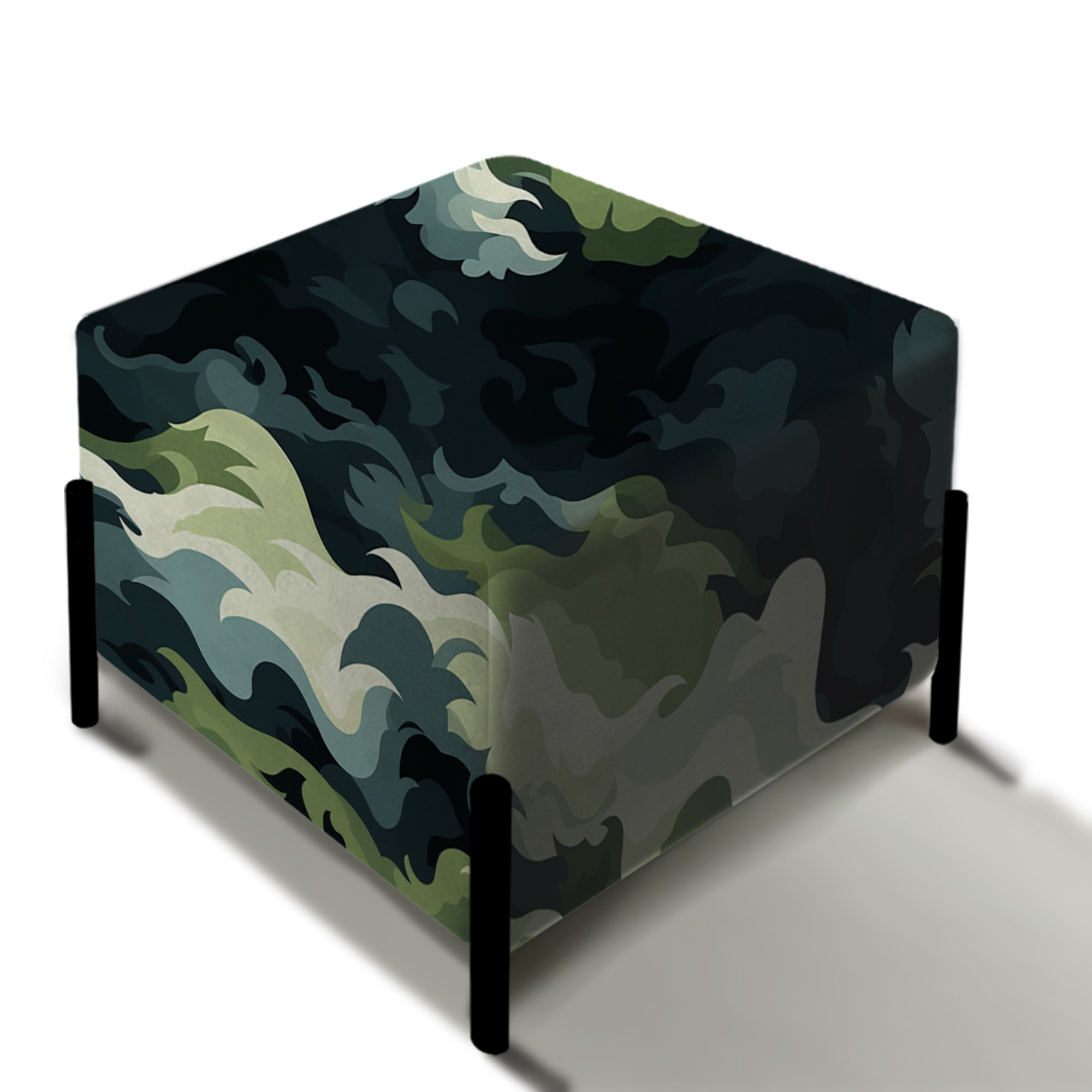 Design Art Urban Green Camouflage Wilderness - Camouflage Square ...