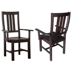 Armed Wood Kitchen & Dining Chairs You'll Love | Wayfair