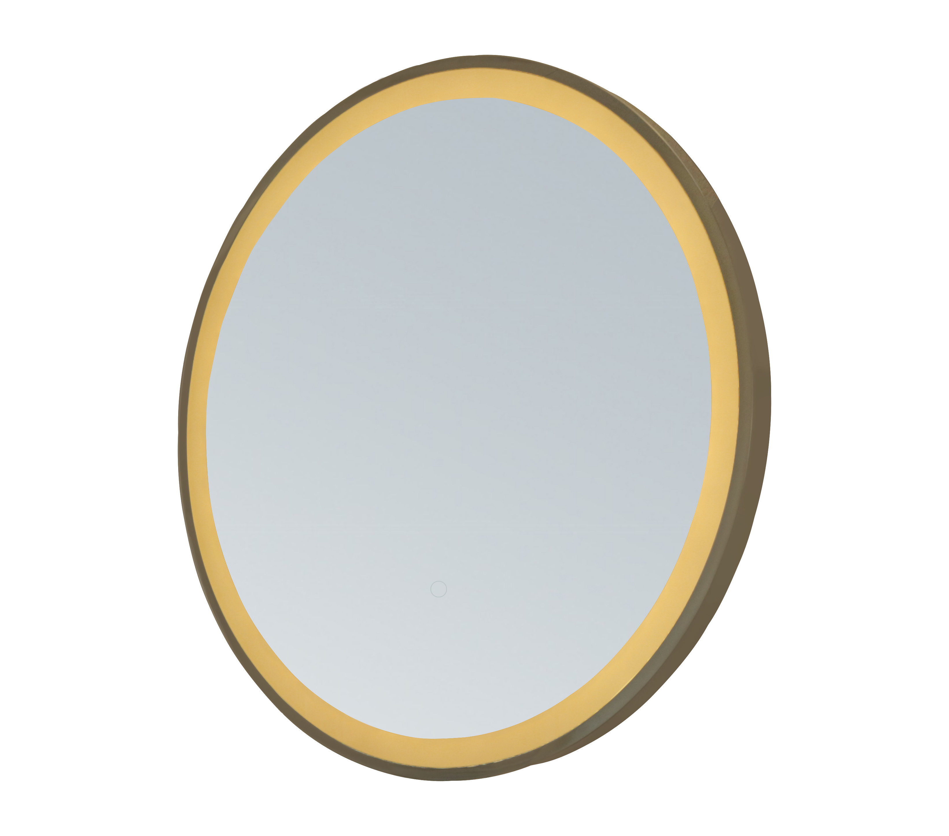 Innoci-Usa Apollo Round Led Wall Mount Lighted Vanity Mirror Featuring ...