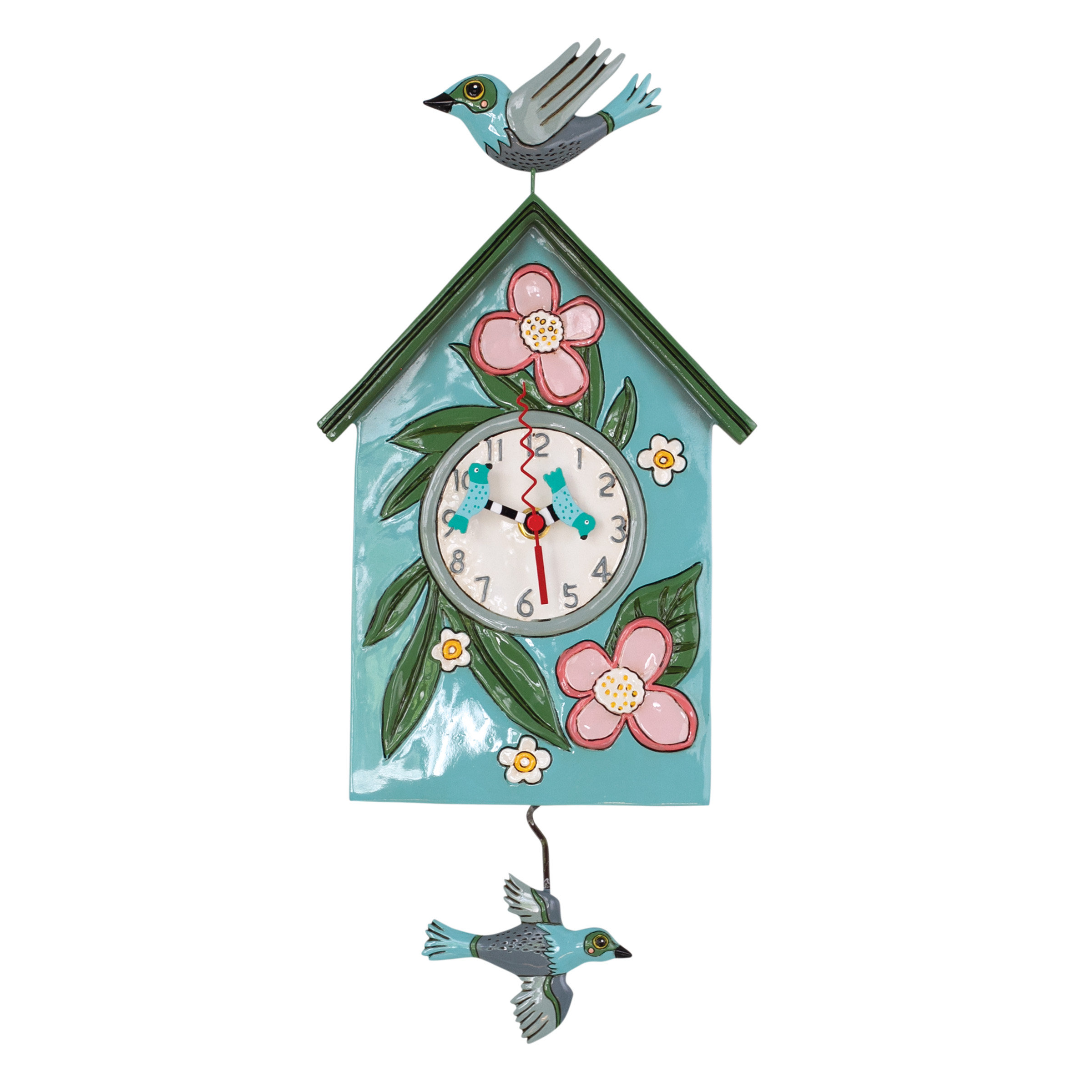 Allen Designs Blessed Nest Birdhouse with Flowers Battery Operated ...