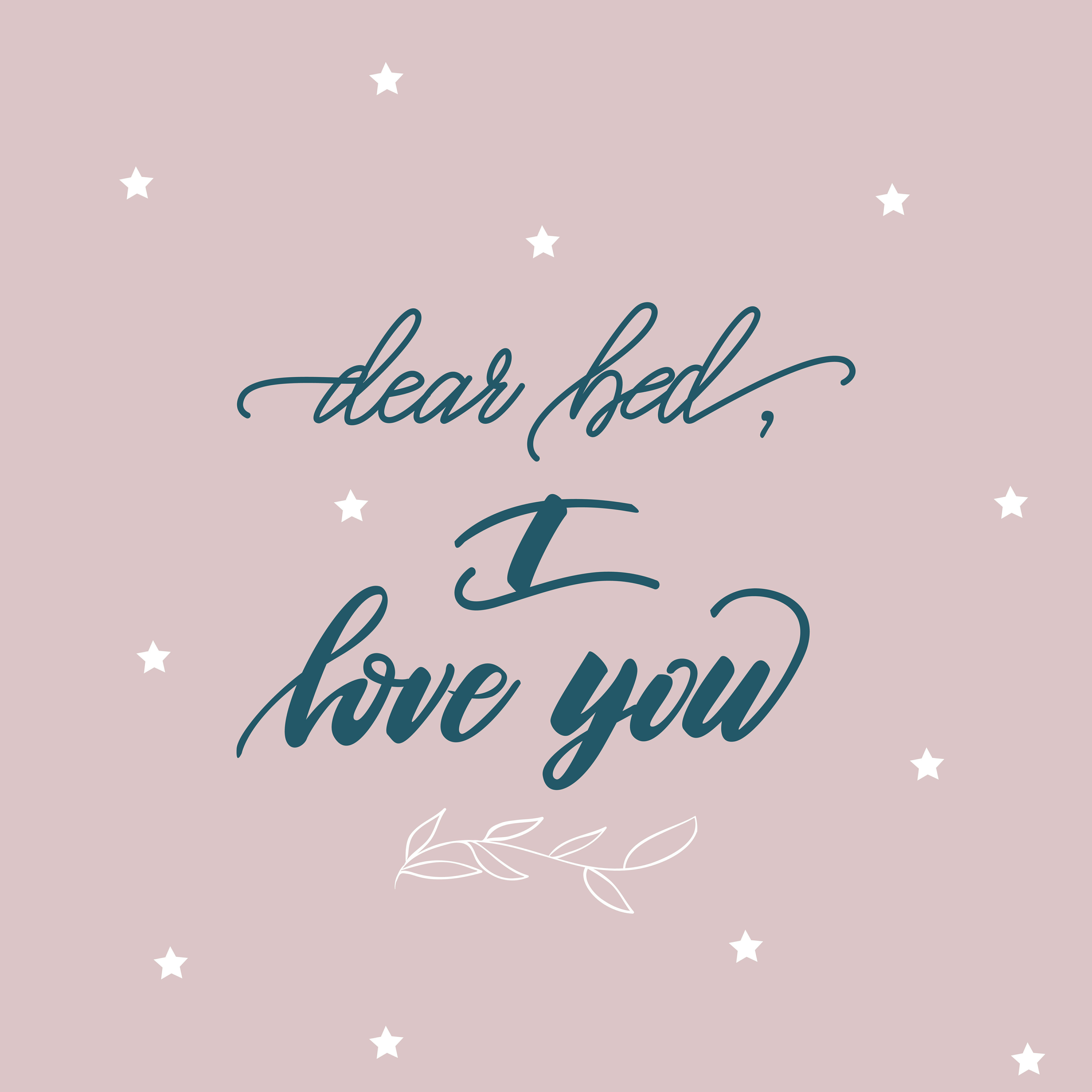 Ebern Designs Lettering Poster For Bedroom by - Wrapped Canvas Graphic ...