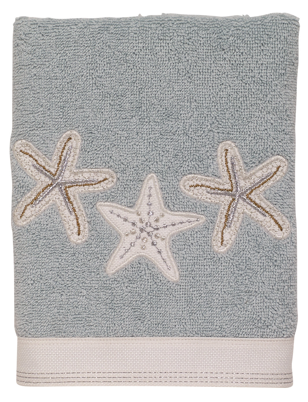 Avanti Linens Sequin Shells Hand Towel | Wayfair
