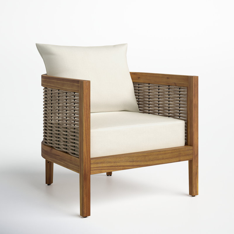 Beachcrest Home Treadway Patio Chair with Cushions | Wayfair