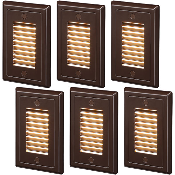 LEDVANS Integrated LED Metal Step Light Pack - Wayfair Canada
