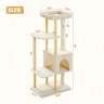 Latitude Run® 53" Modern Wooden Cat Tower For Indoor Large Cats, Multi ...