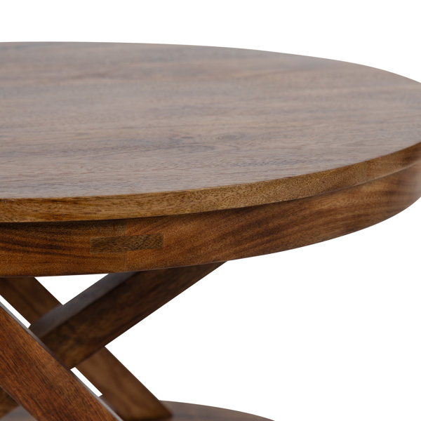 The Twillery Co.® Brinson Solid Wood Trestle Coffee Table & Reviews ...