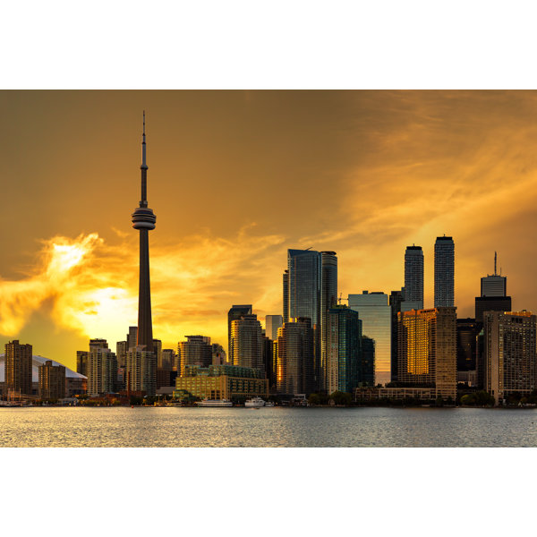 Ebern Designs Toronto Skyline On Canvas Print | Wayfair