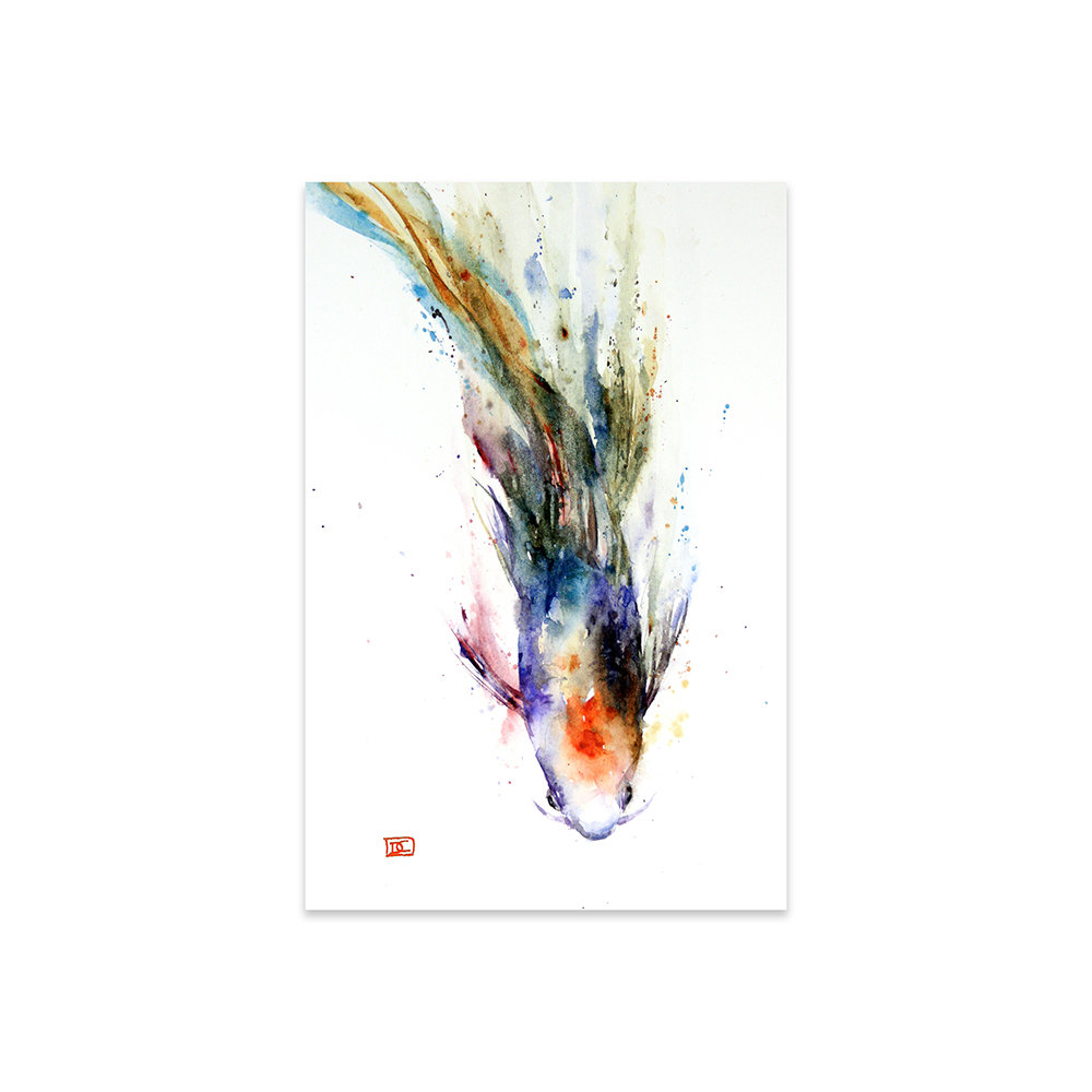 Dovecove Fish in Motion by Dean Crouser - Unframed Graphic Art | Wayfair