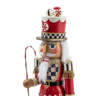 MacKenzie-Childs Peppermint Nutcracker | Wayfair