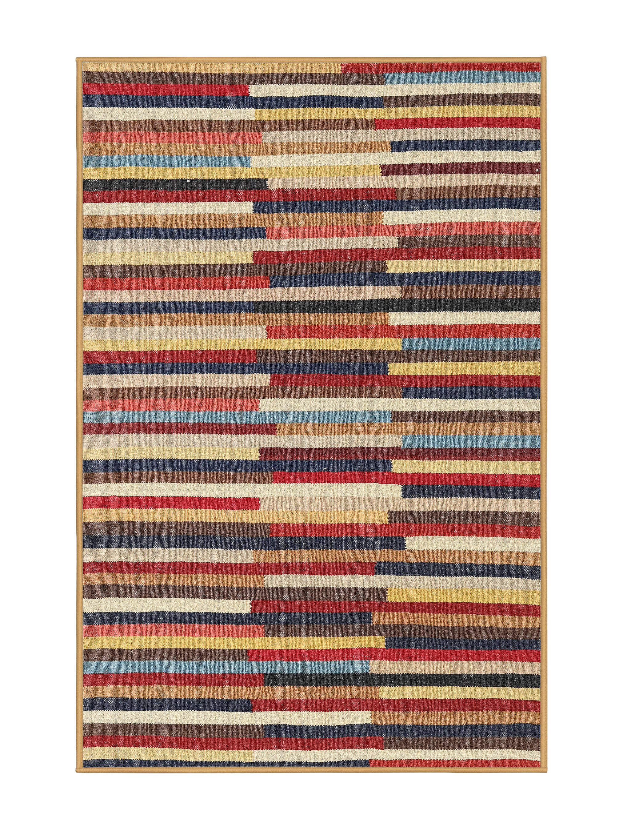 World Menagerie Loda Contemporary Red/Green Area Rug - Wayfair Canada
