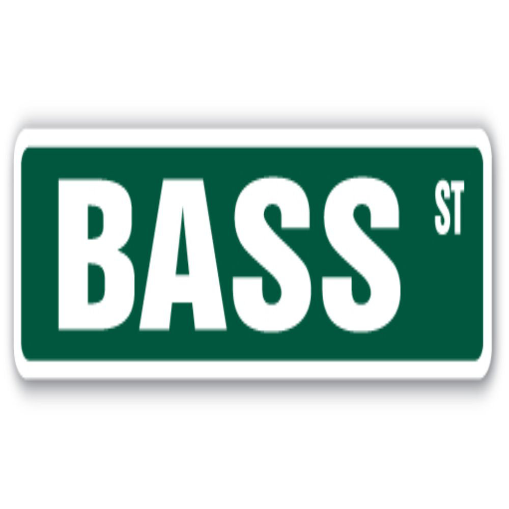 SignMission Bass Street Sign | Wayfair