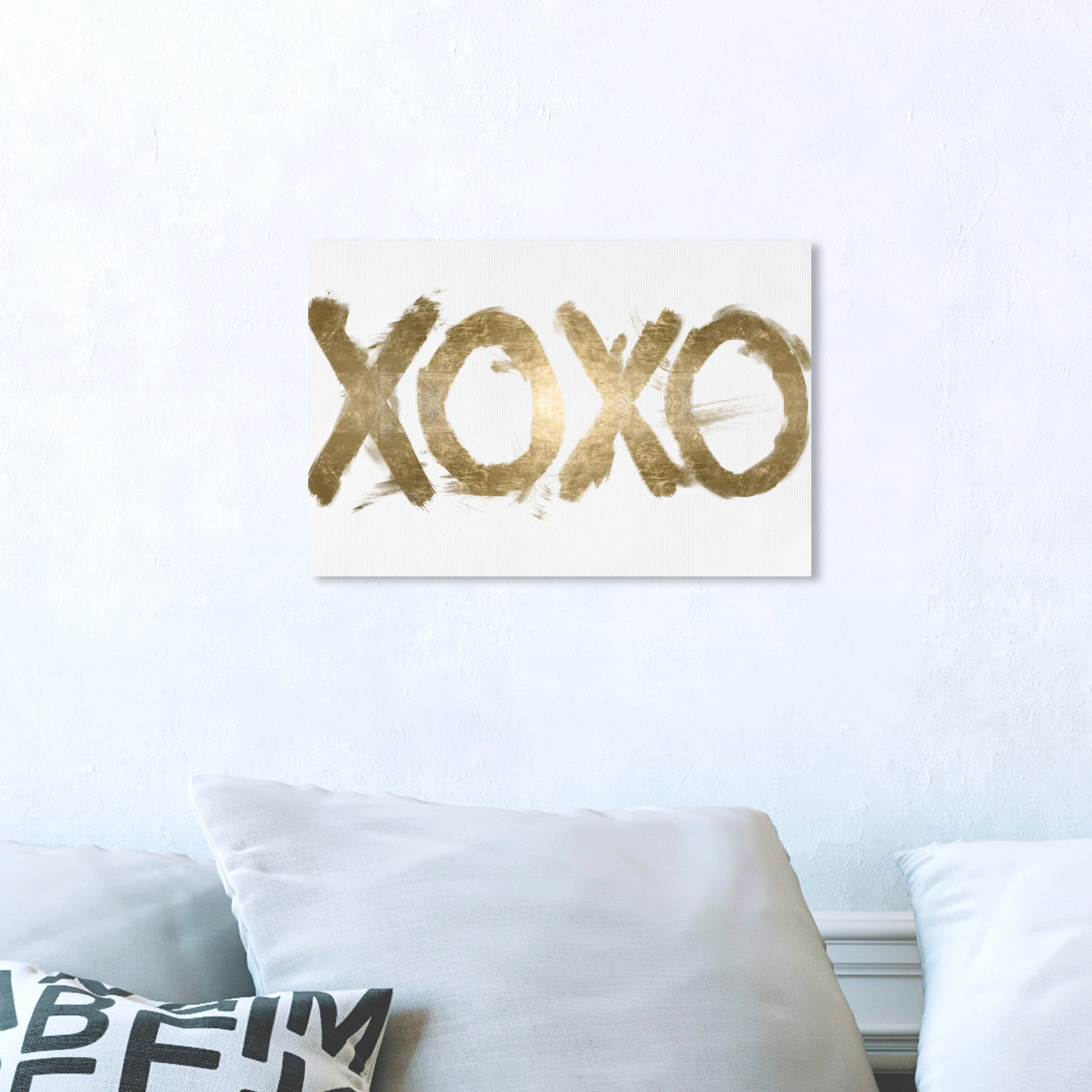 Oliver Gal Prints XOXO Solid - Textual Art | Wayfair