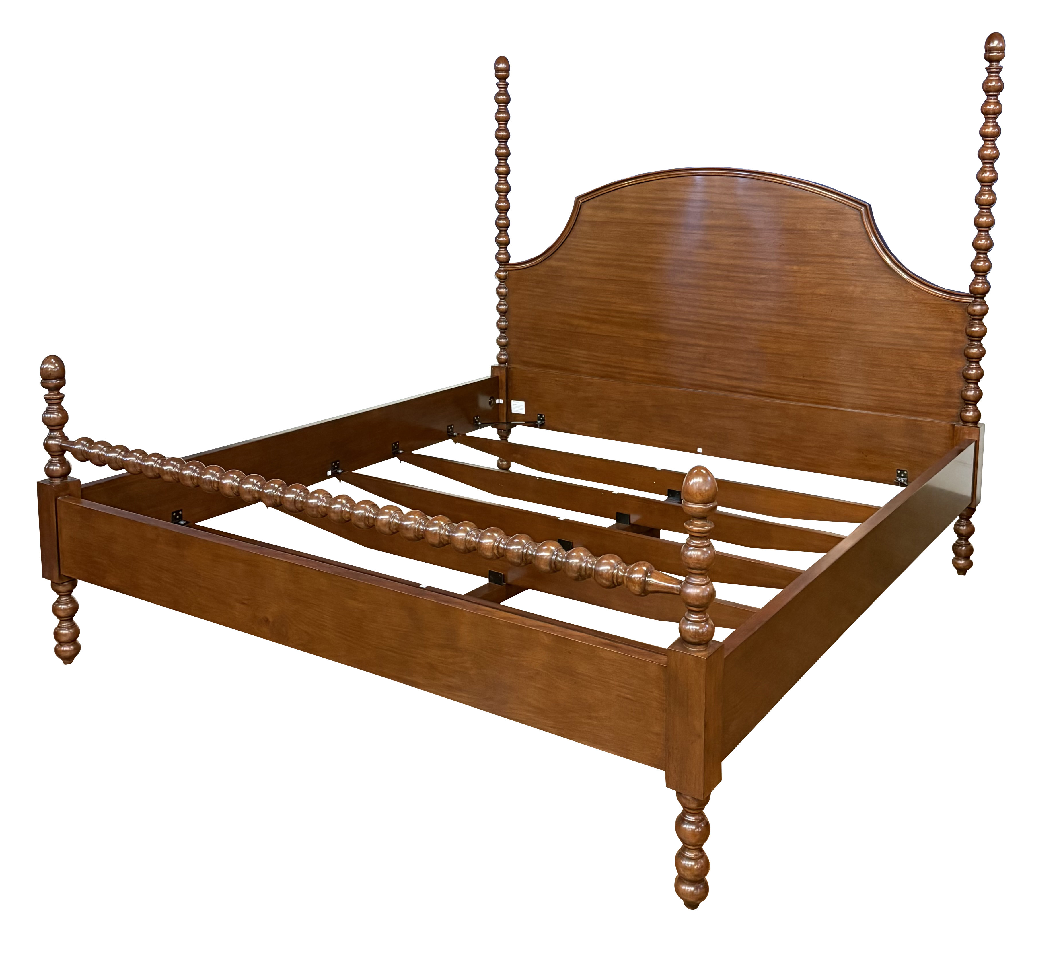 Leighton Hall Furniture Mahogany Spindle Bed | Wayfair