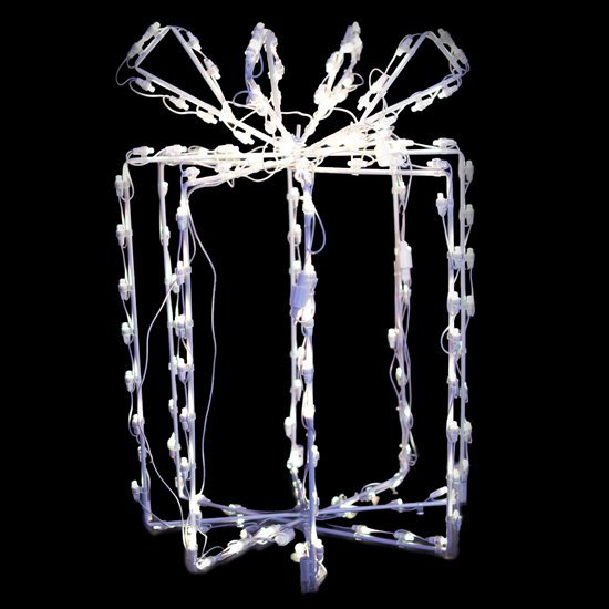 The Holiday Aisle® 3D Gift Box Color Changing RGB Lighted Display | Wayfair