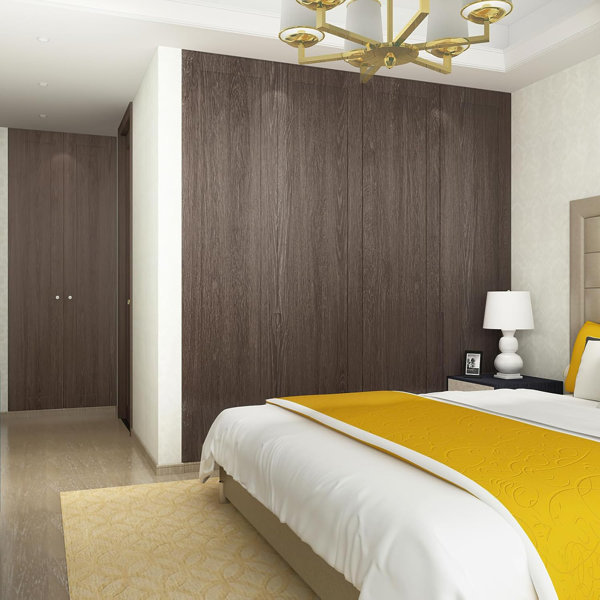 WKING Self-Adhesive Walnut Wood Grain Wallpaper - Peel And Stick Vinyl ...