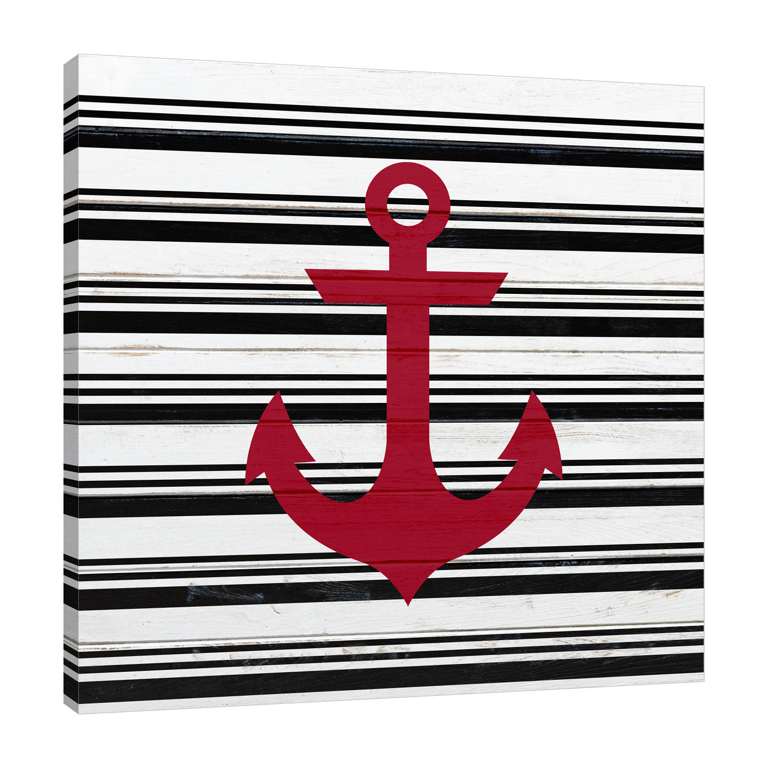 Jaxson Rea Anchor Compass 1 by Kimberly Allen - Wrapped Canvas Graphic ...