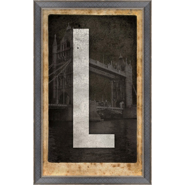 Wendover Art Group London L - Picture Frame Textual Art on Paper | Perigold