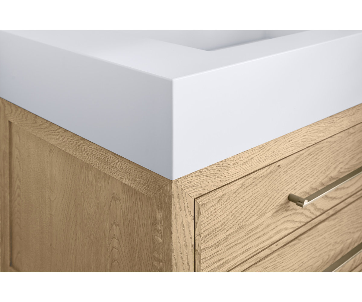 Robern Skaarsgard Integrated Basin Vanity Top Double Integrated Sink ...