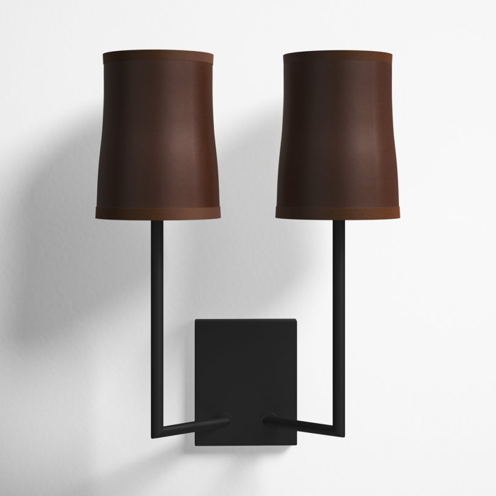 Hamil 2 Light Dimmable Armed Sconce | Birch Lane