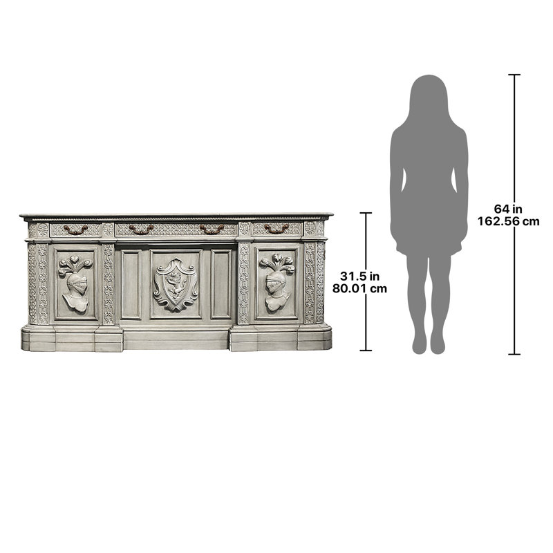 Design Toscano Royal Knights Helm Executive Desk | Wayfair