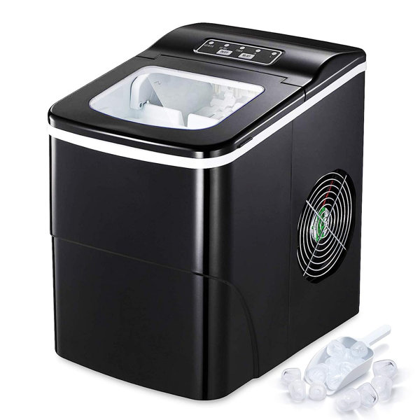Antarctic Star 26 Lb. Daily Production Cube Ice Portable Ice Maker ...