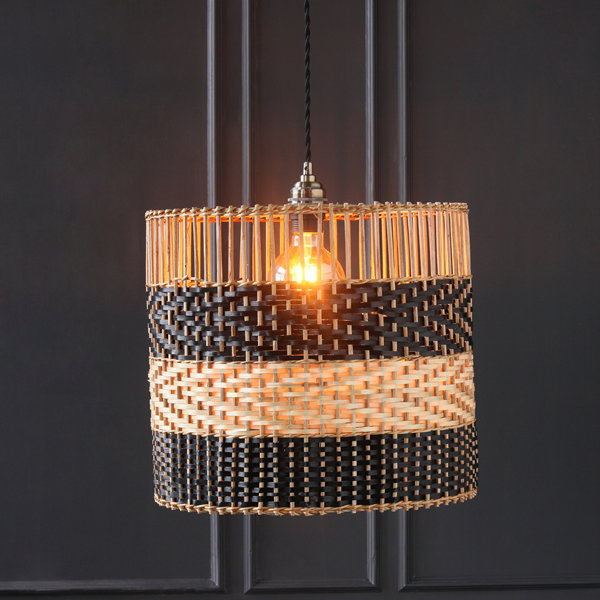 Bay Isle Home Basanti 35cm 1-Light Rattan Pendant Lamp | Wayfair.co.uk