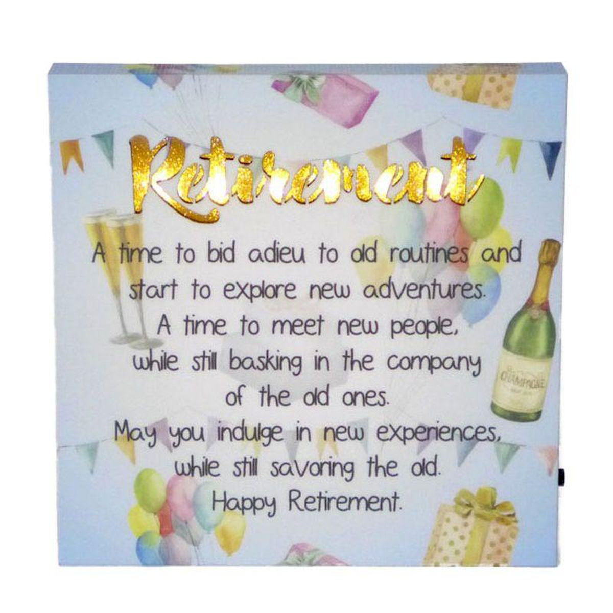 Trinx Retirement Led Block Sign | Wayfair