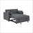Ebern Designs Sienna Tufted Convertible Sleeper Sofa with Chaise ...