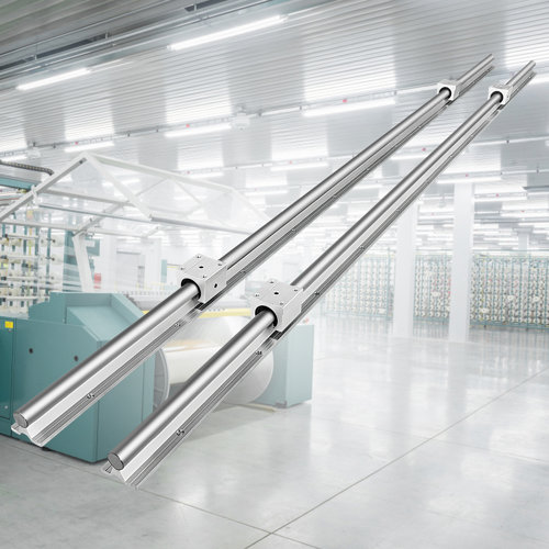 VEVOR Linear Rail SBR20-1800mm 2 Linear Slide Guide with 4 SBR20UU ...