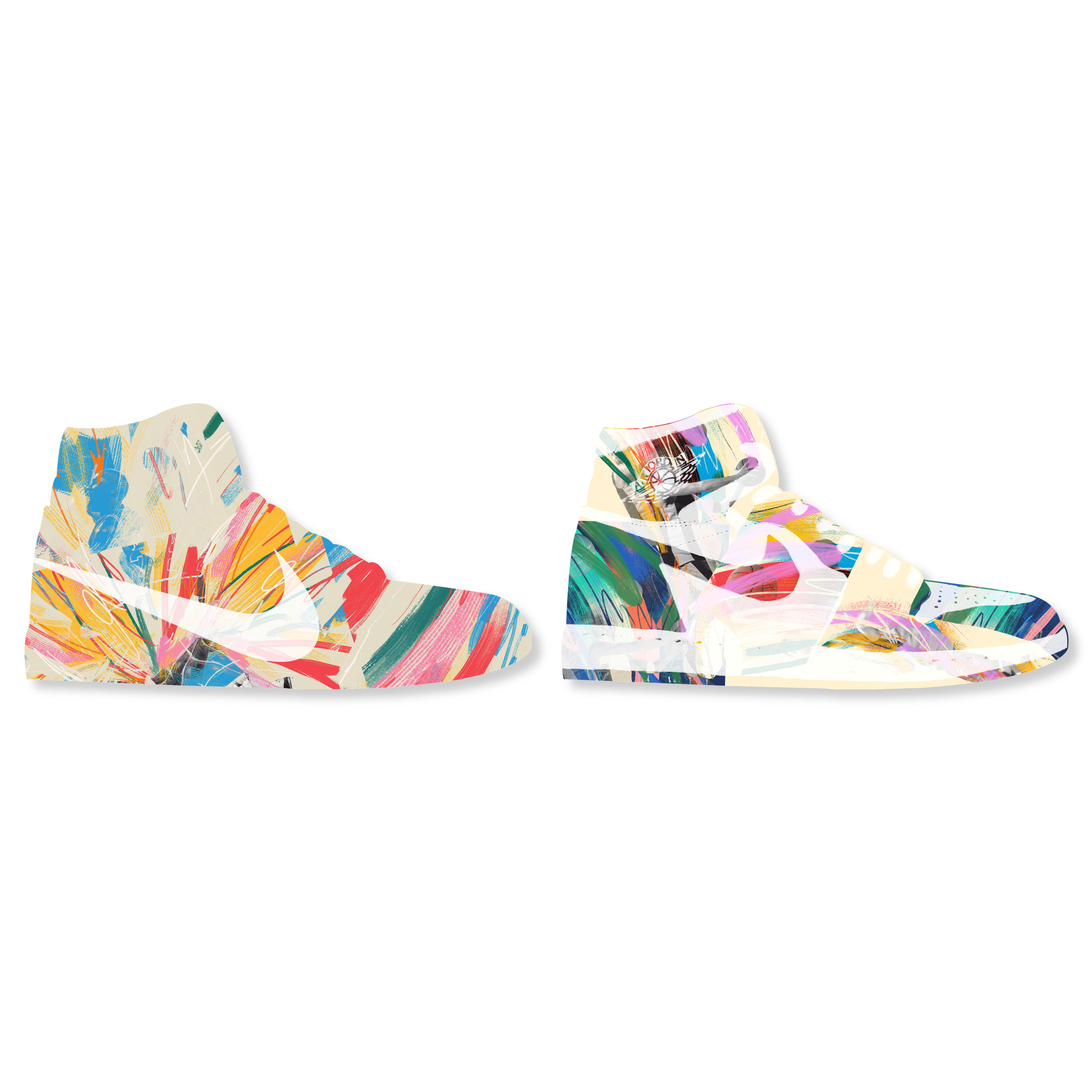 Notori Art Notoriart Sneaker Shape Set Acrylic Wall Art by Notoriart ...