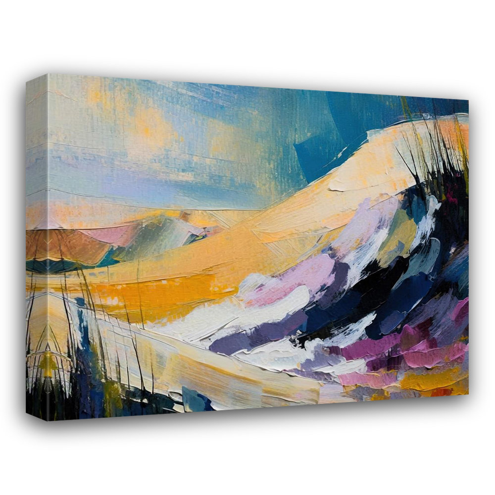 Wrought Studio™ Dunes 35 On Canvas by Stephen Chambers Print | Wayfair