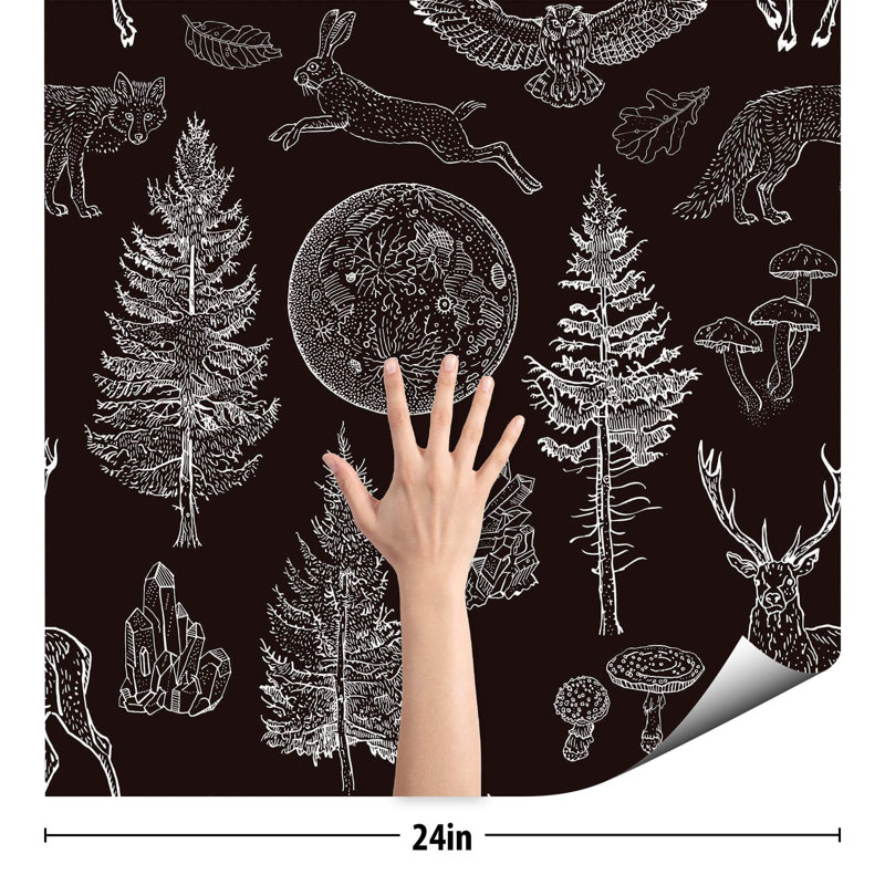 Millwood Pines Delrick Wallpaper Tile & Reviews | Wayfair