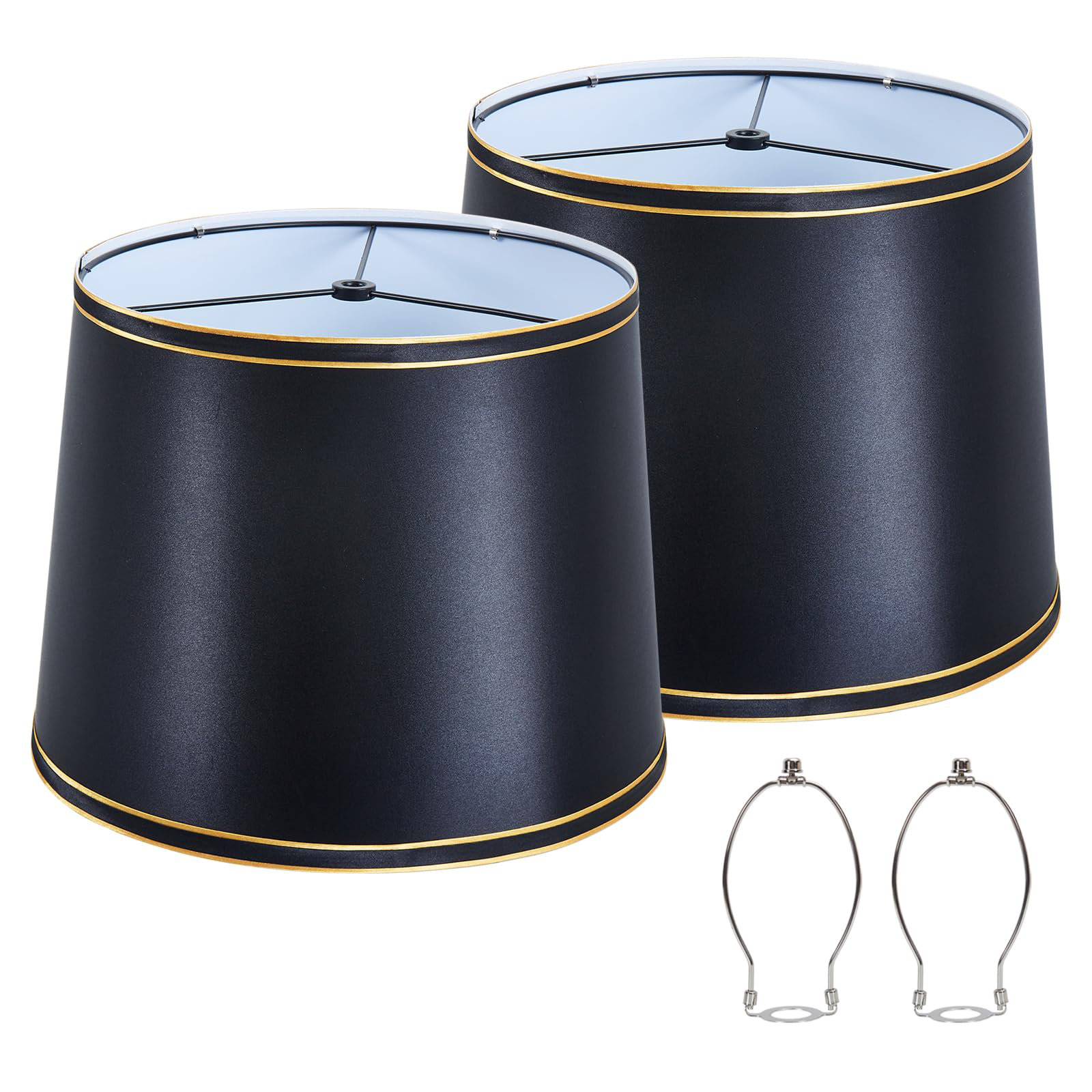 Ebern Designs Lamp Shades Set Of 2, Drum Lampshades, Lampshade 10 ...